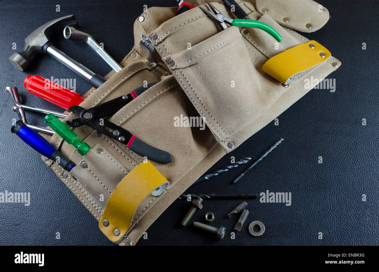 Tool belt hi-res stock photography and images - Alamy