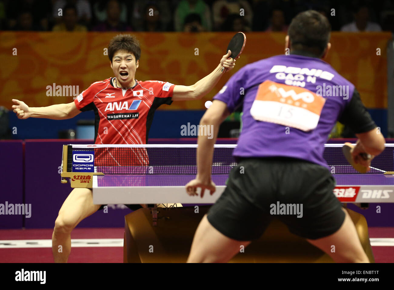 Suzhou International Expo Centre, Suzhou, China. 1st May, 2015. Jun Mizutani (JPN), MAY 1, 2015 ...