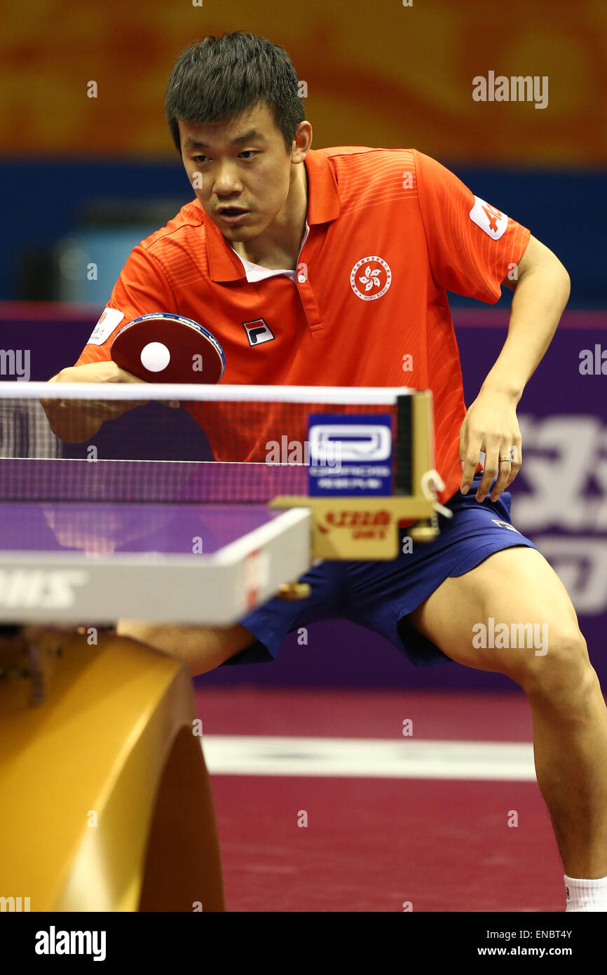 Suzhou International Expo Centre, Suzhou, China. 1st May, 2015. Tang ...