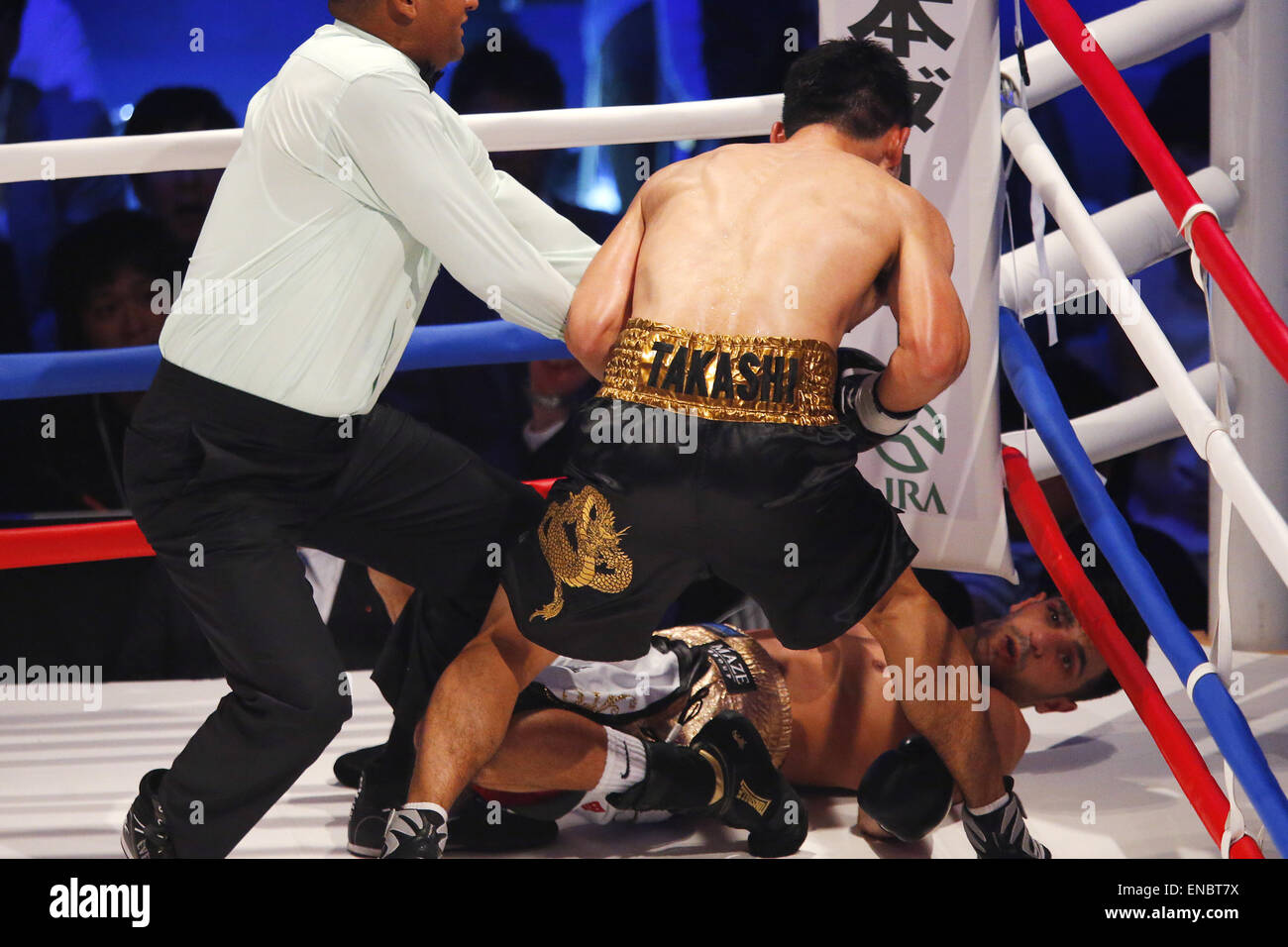 Takashi Miura (JPN), MAY 1 2015 - Boxing : Takashi Miura of Japan ...
