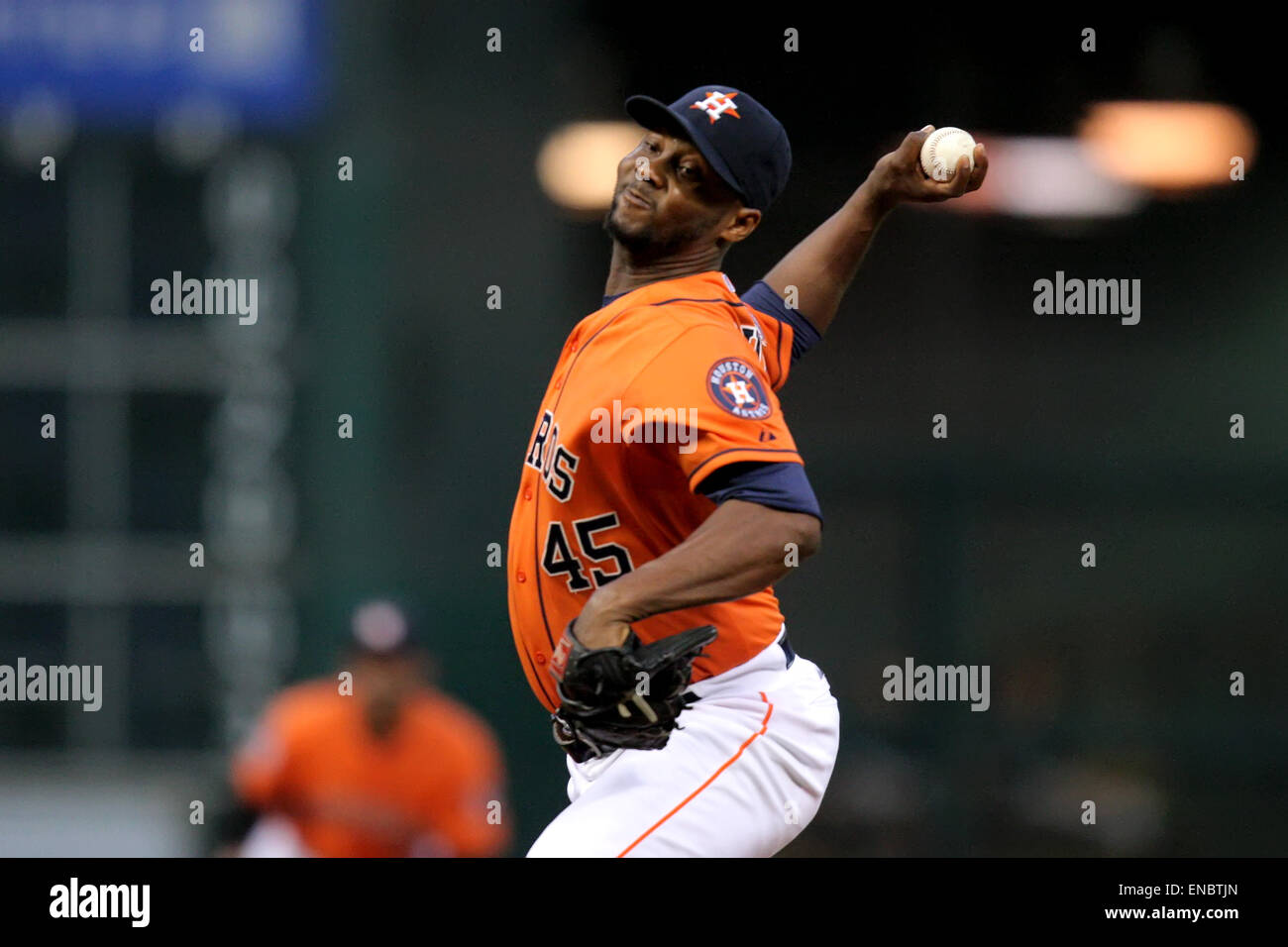 Houston, TX, USA. 01st May, 2015. Houston Astros pitcher Samuel Deduno ...