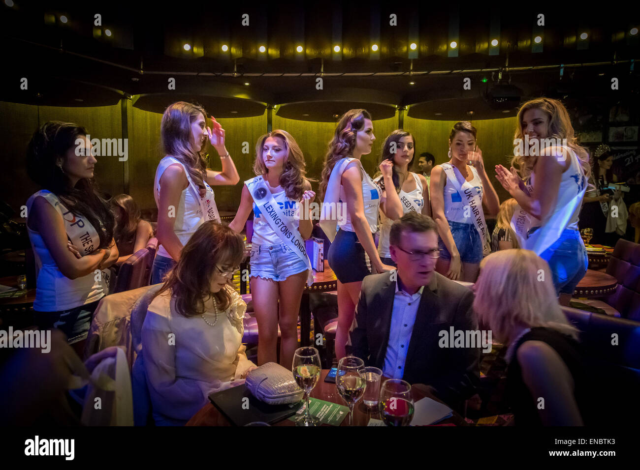 London, UK. 1st May, 2015. Miss London 2015 Finale Credit: Guy ...