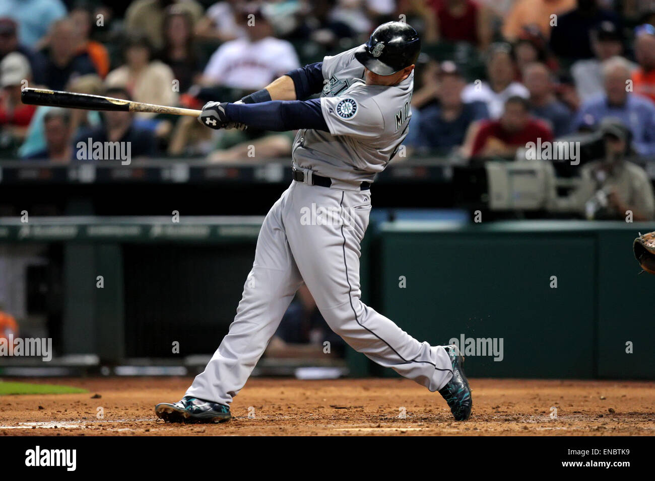 Houston, TX, USA. 01st May, 2015. Seattle Mariners first baseman Logan ...