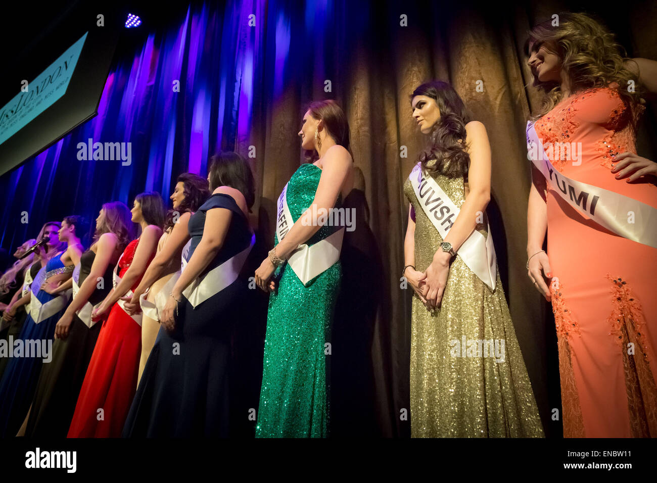London, UK. 1st May, 2015. Miss London 2015 Finale Credit: Guy ...