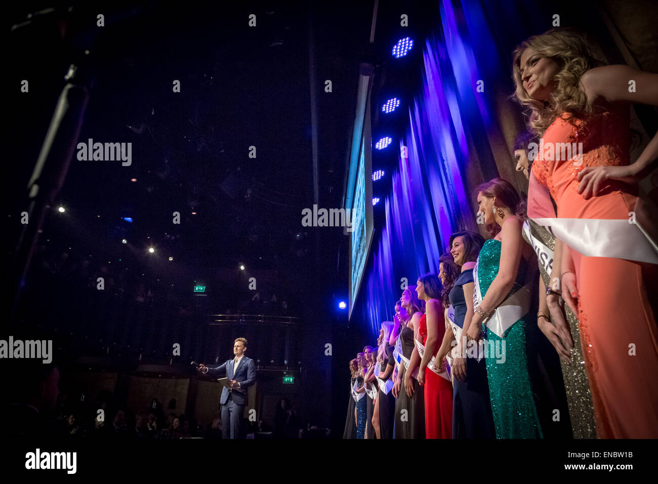 London, UK. 1st May, 2015. Miss London 2015 Finale Credit: Guy ...