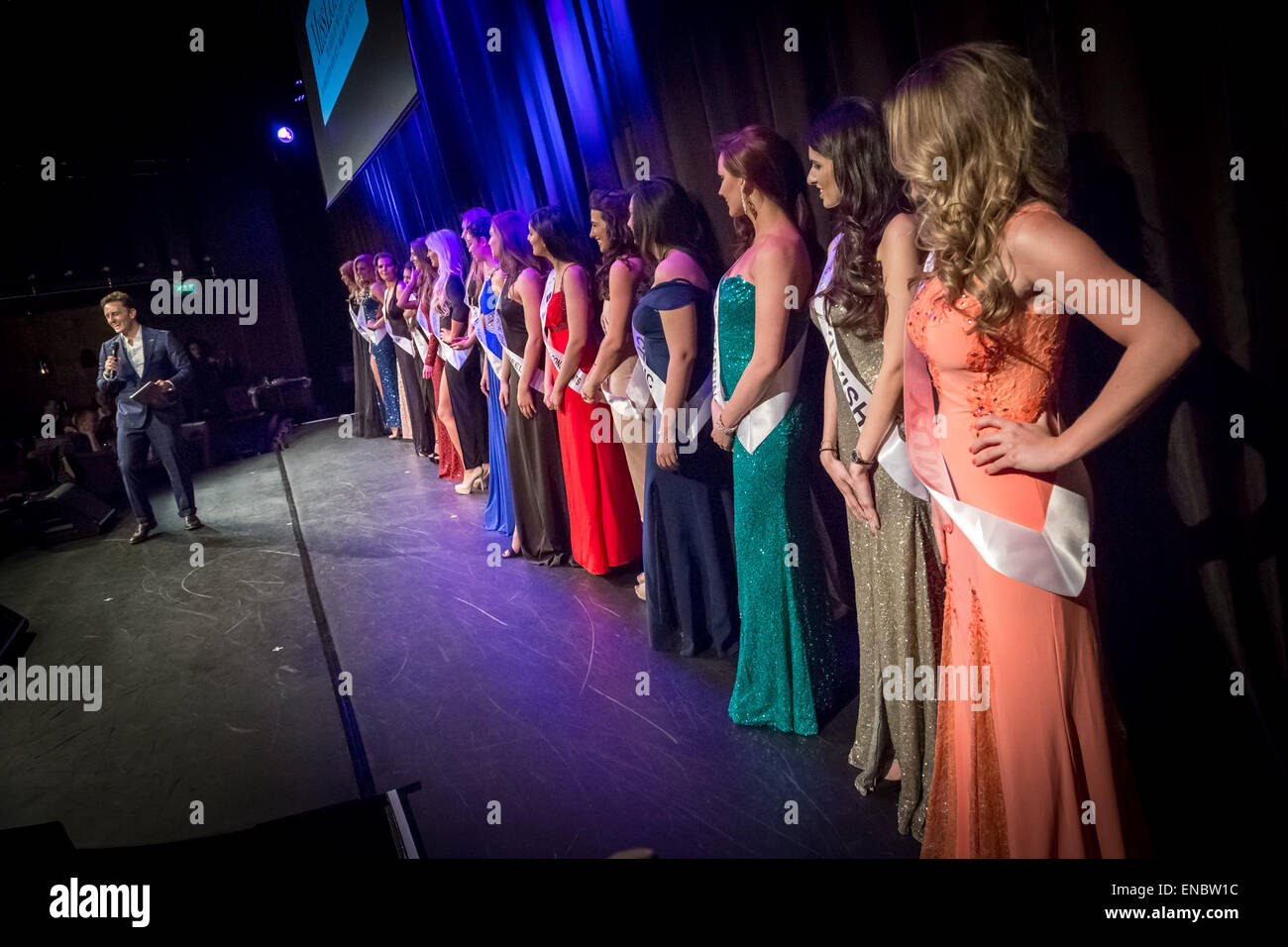 London, UK. 1st May, 2015. Miss London 2015 Finale Credit: Guy ...