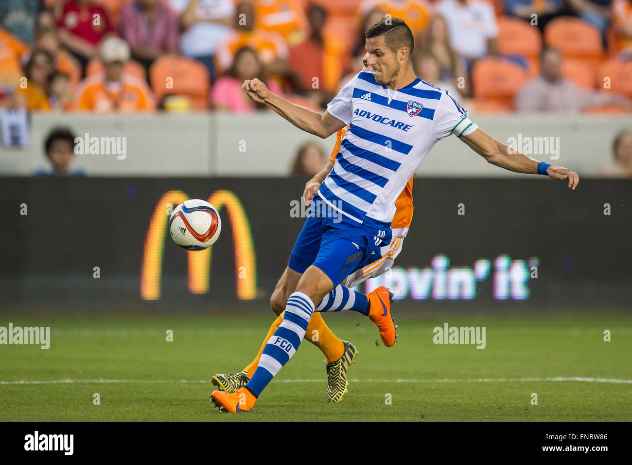 Houston, Texas, USA. 1st May, 2015. FC Dallas defender Matt Hedges (24 ...