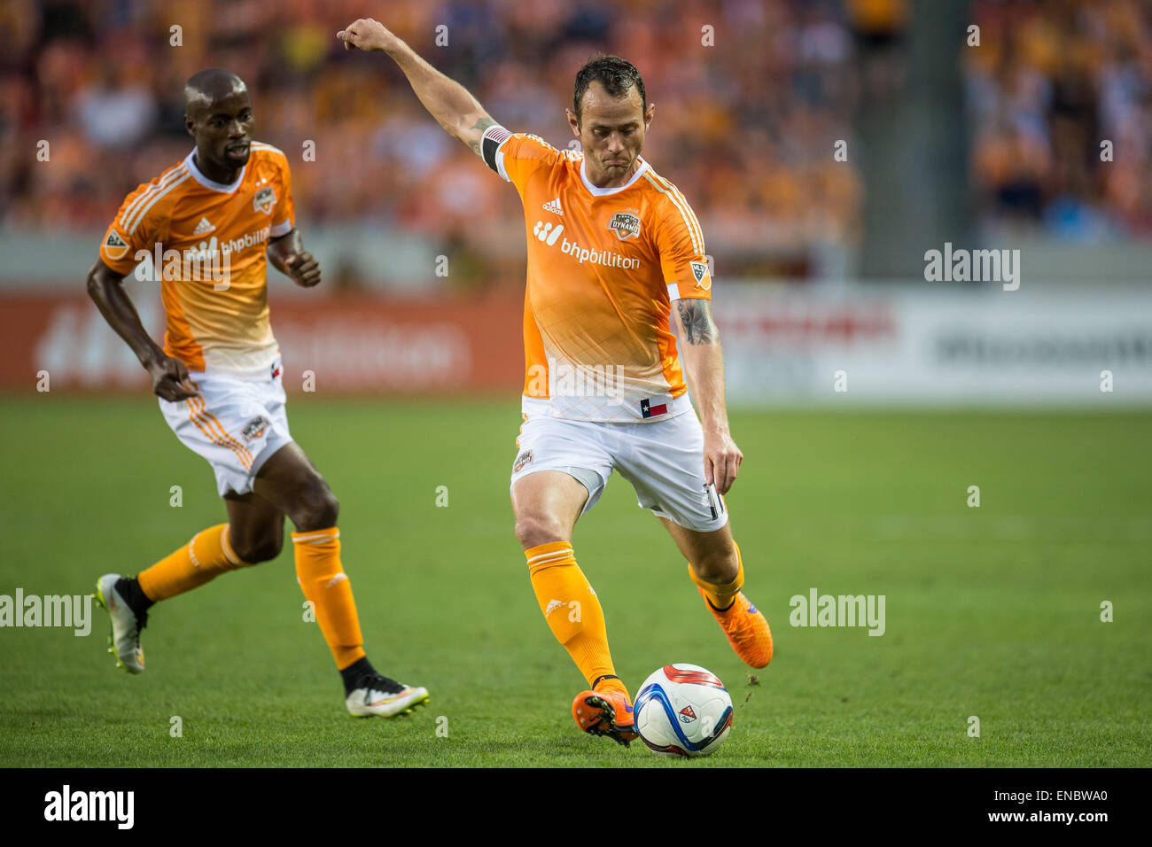 Houston, Texas, USA. 1st May, 2015. Houston Dynamo midfielder Brad ...