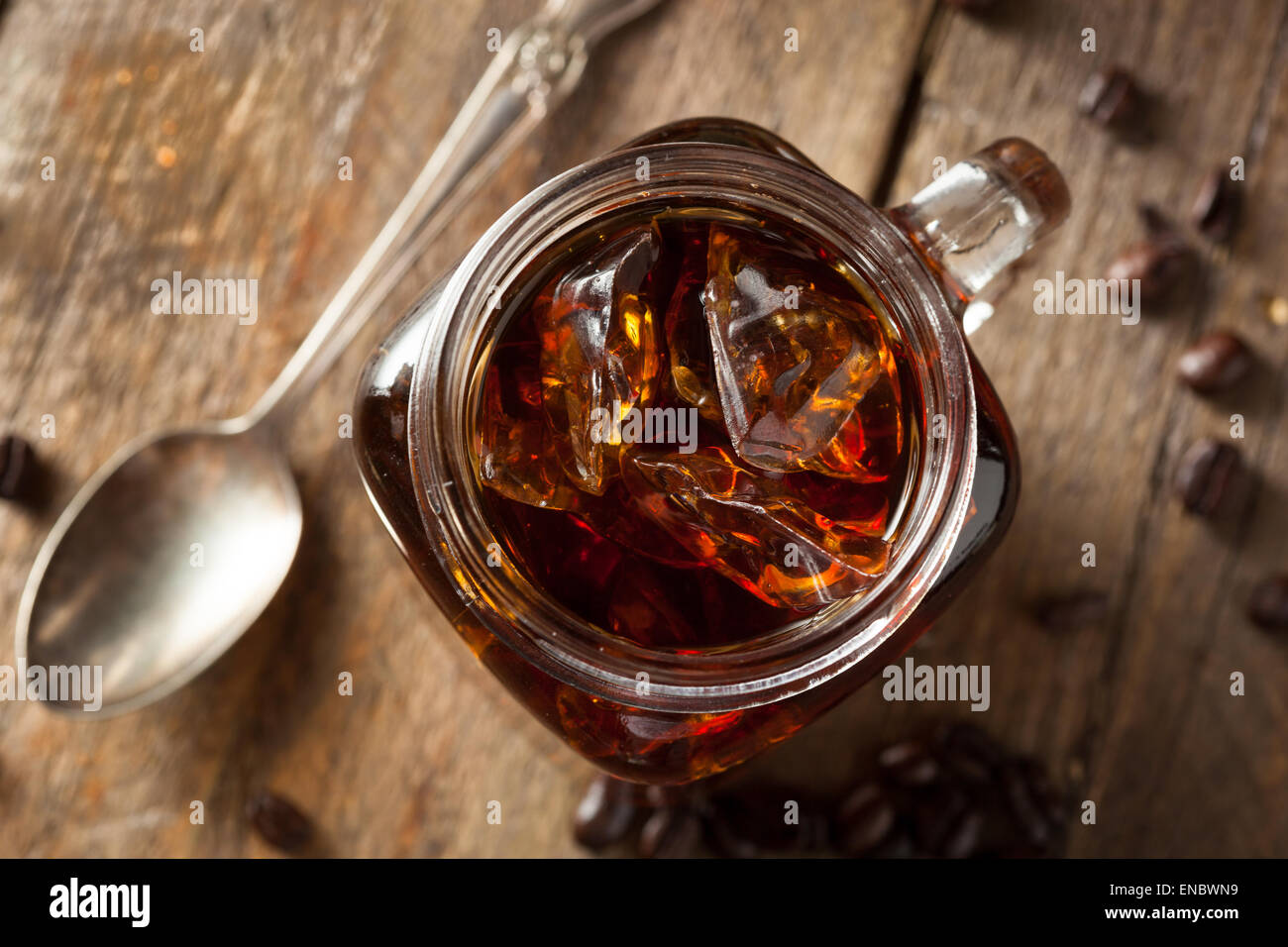 Homemade Cold Brew Coffee to Drink for Breakfast Stock Photo - Alamy