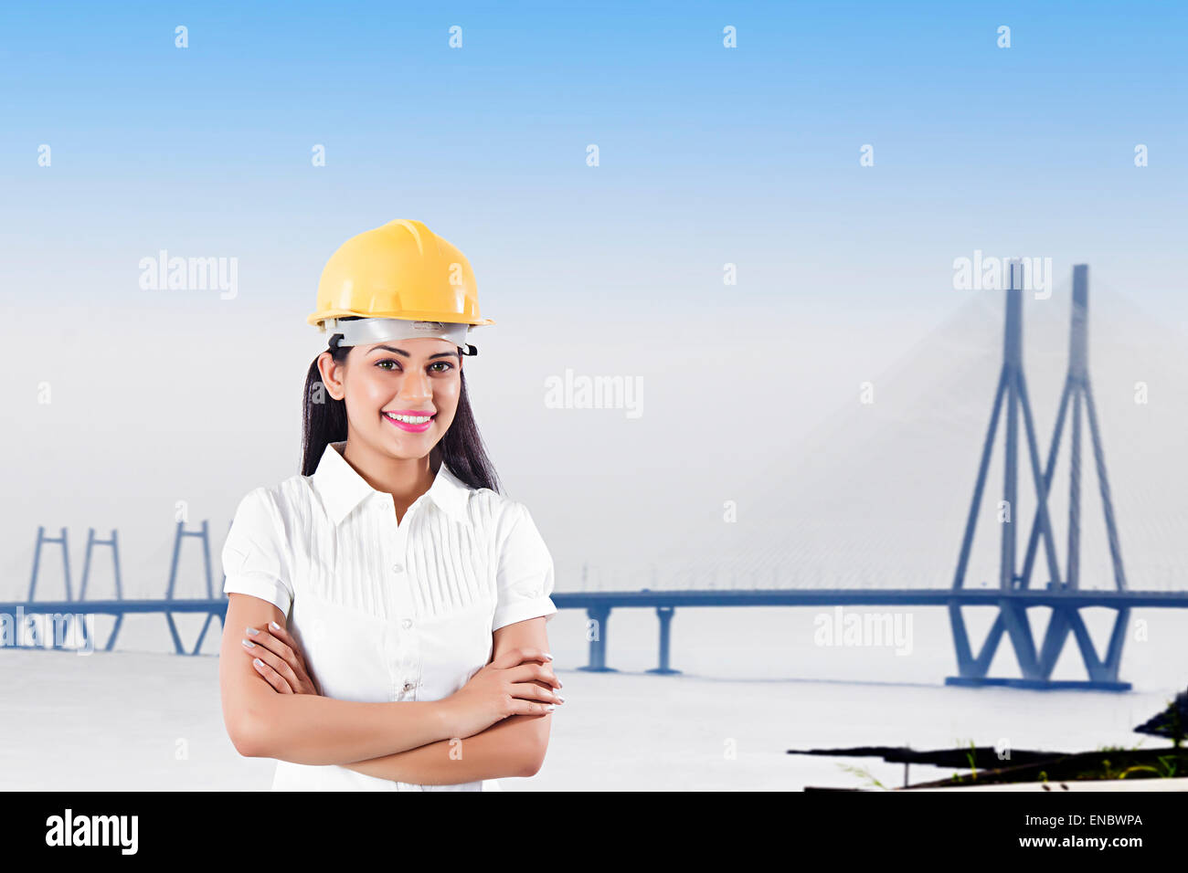 Indian architect standing pose hi-res stock photography and images - Alamy