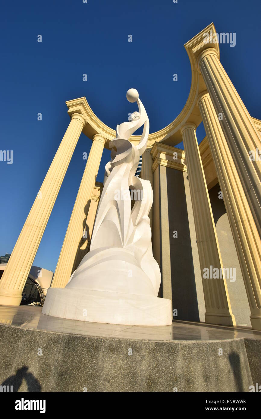 A statue in the streets of Astana, capital of Kazakhstan Stock Photo ...