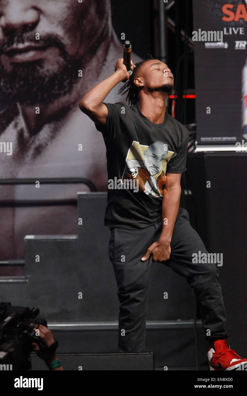 Las Vegas, Nevada, USA. 1st May, 2015. Rapper Slim Jimmy from the rap ...