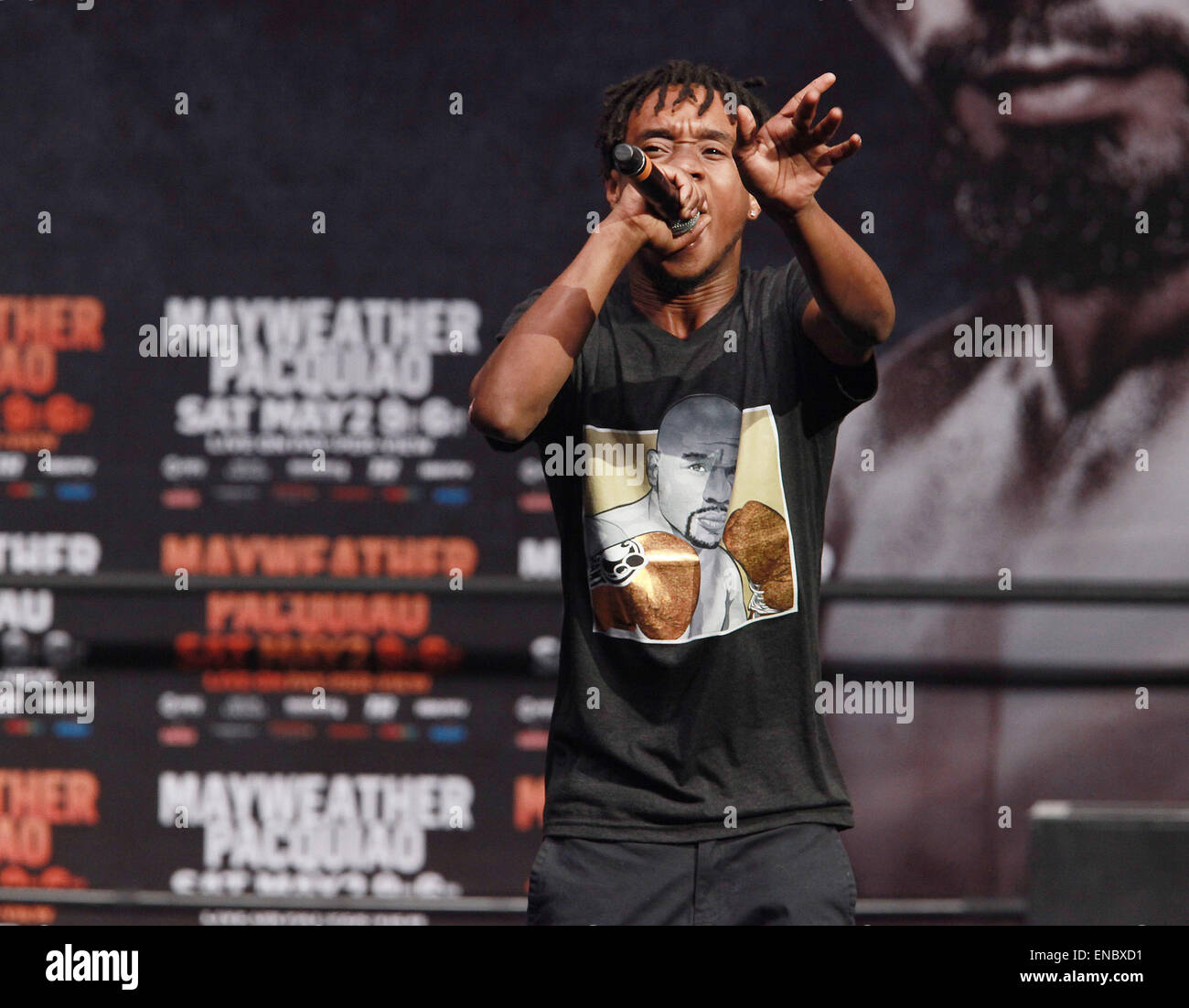 Las Vegas, Nevada, USA. 1st May, 2015. Rapper Slim Jimmy from the rap ...