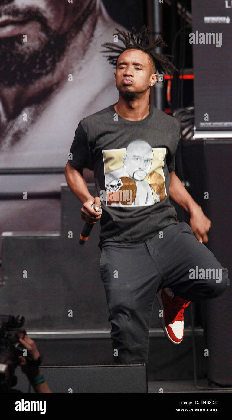 Las Vegas, Nevada, USA. 1st May, 2015. Rapper Slim Jimmy from the rap ...