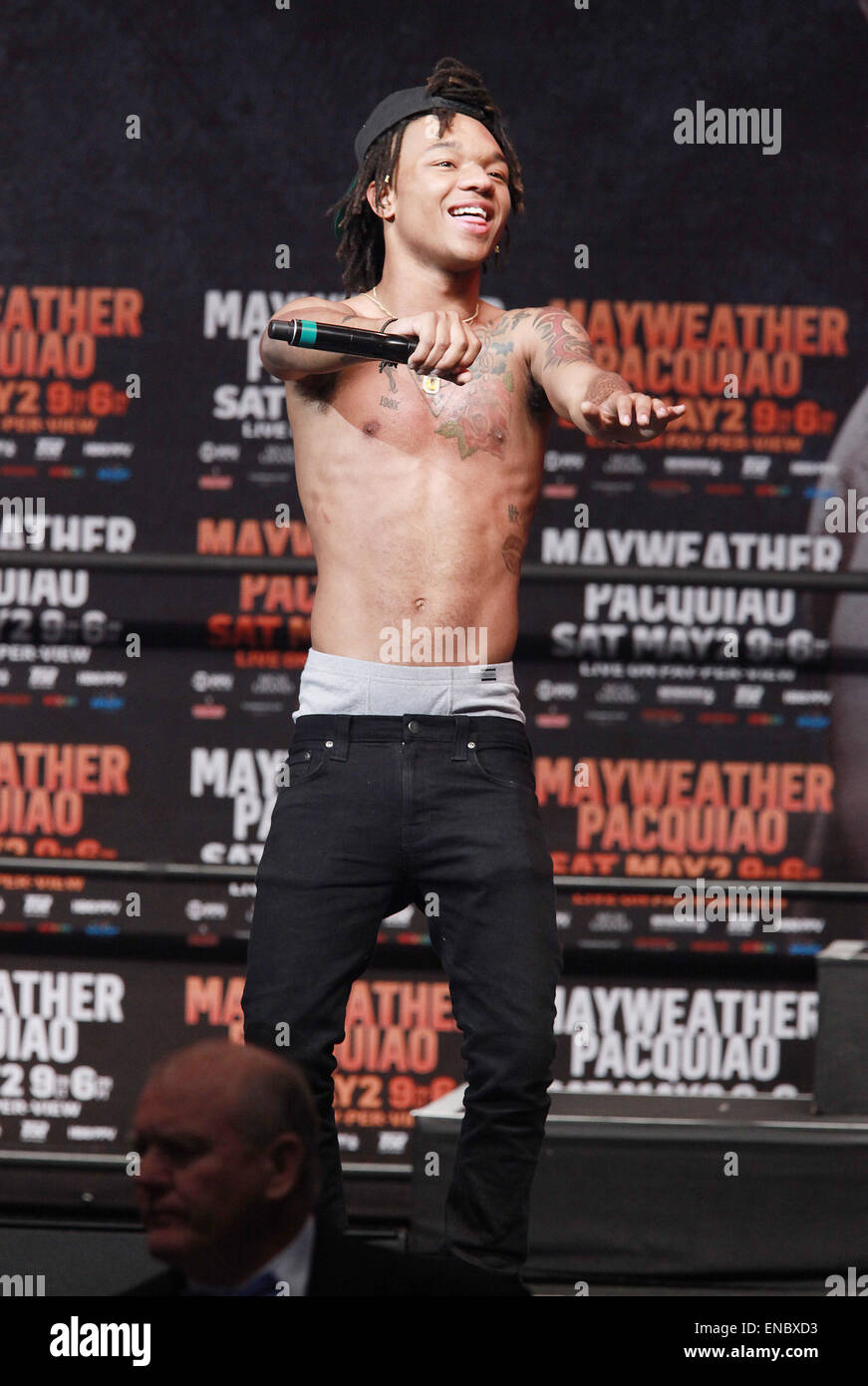 Las Vegas, Nevada, USA. 1st May, 2015. Rapper Swae Lee from the rap duo ...