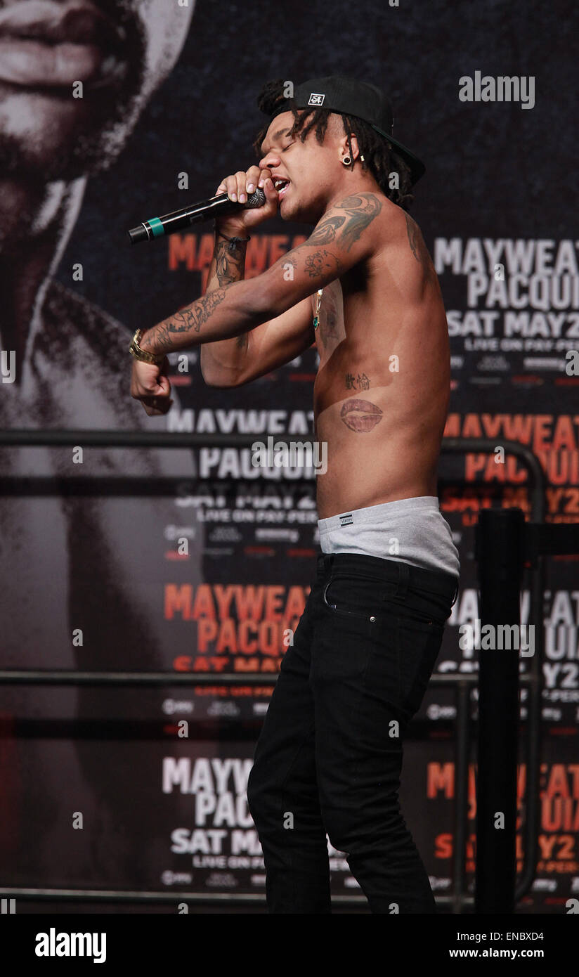 Las Vegas, Nevada, USA. 1st May, 2015. Rapper Swae Lee from the rap duo ...