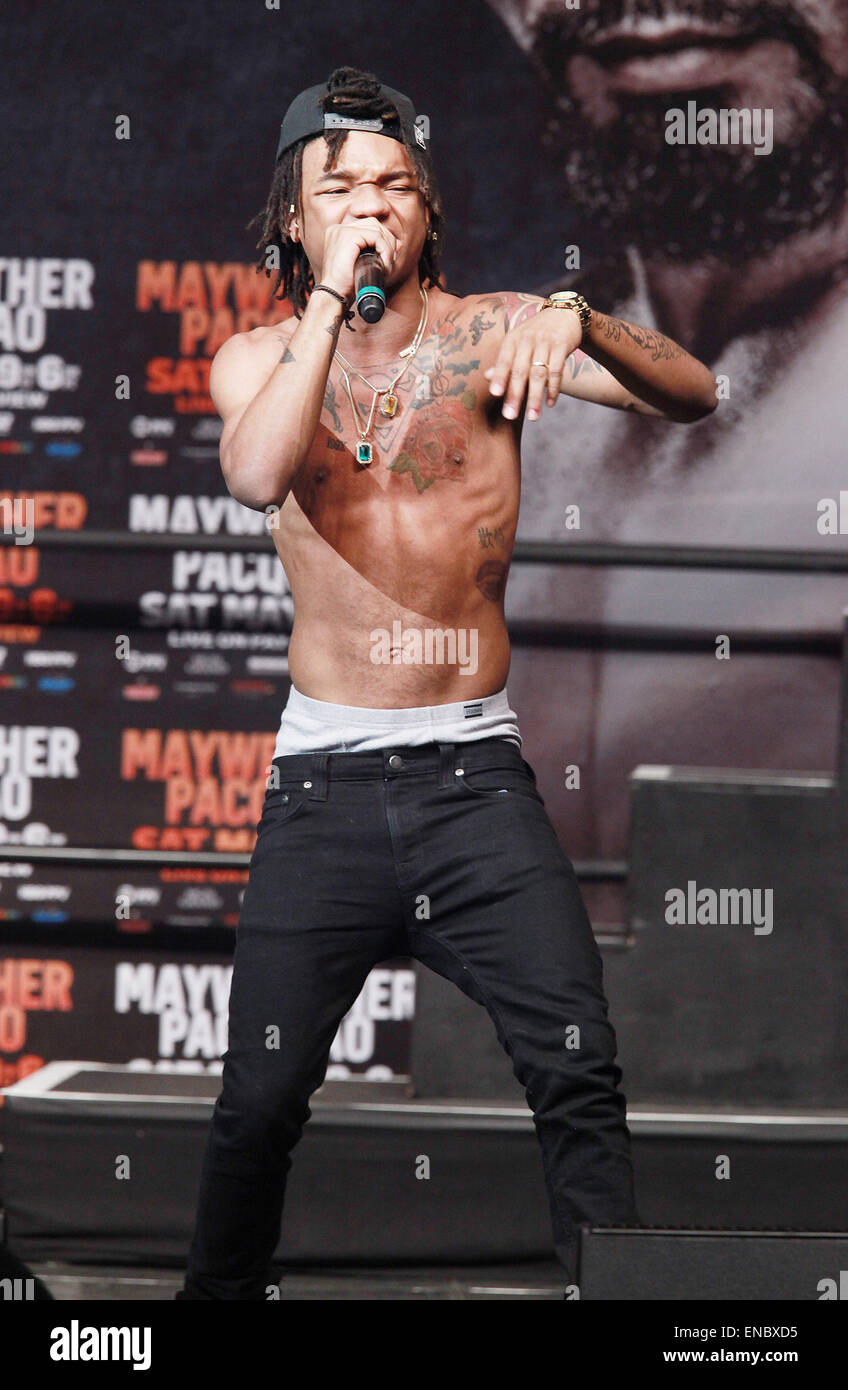 Las Vegas, Nevada, USA. 1st May, 2015. Rapper Swae Lee from the rap duo ...
