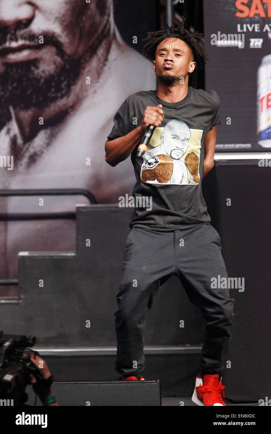 Las Vegas, Nevada, USA. 1st May, 2015. Rapper Slim Jimmy from the rap ...