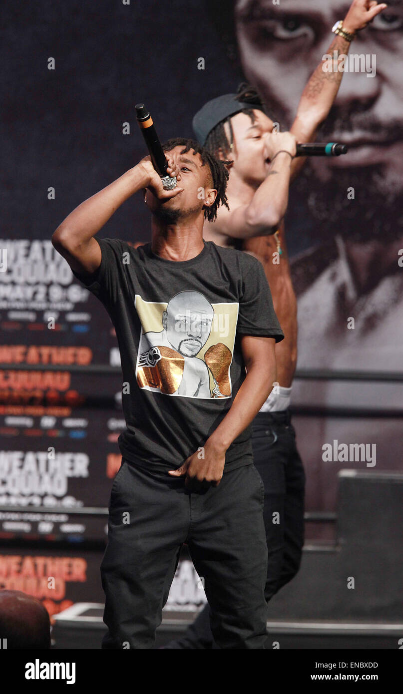 Las Vegas, Nevada, USA. 1st May, 2015. Rappers Swae Lee and Slim Jimmy ...