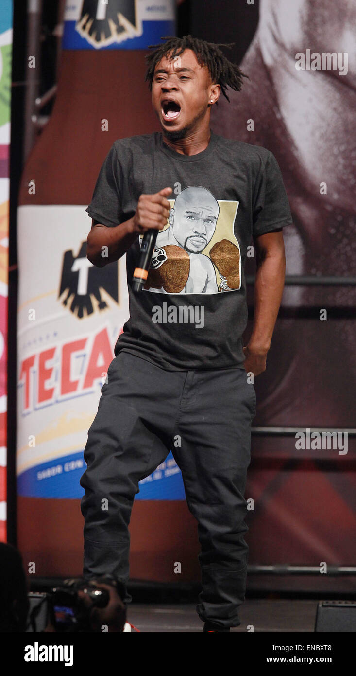 Las Vegas, Nevada, USA. 1st May, 2015. Rapper Slim Jimmy from the rap ...