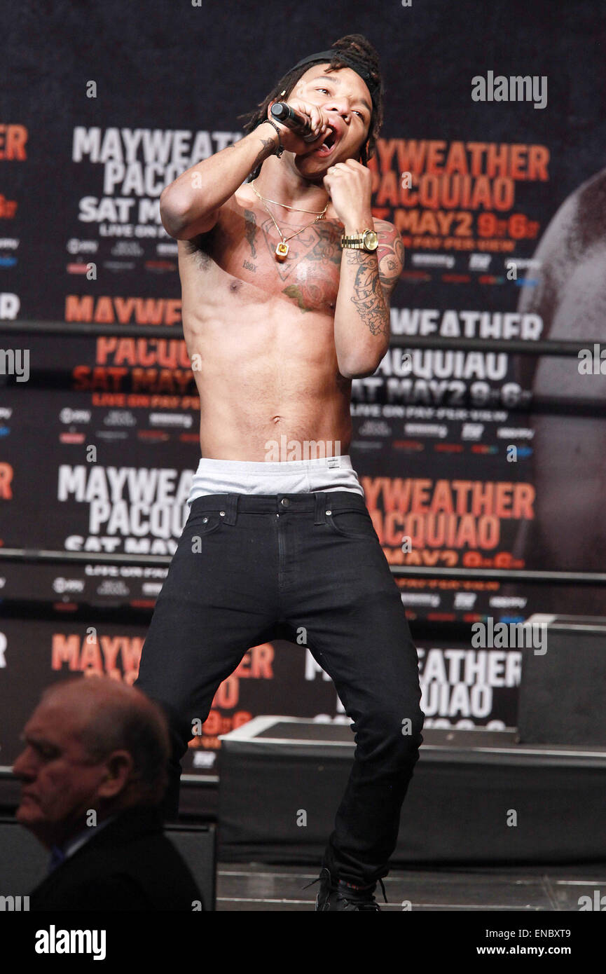 Las Vegas, Nevada, USA. 1st May, 2015. Rapper Swae Lee from the rap duo ...