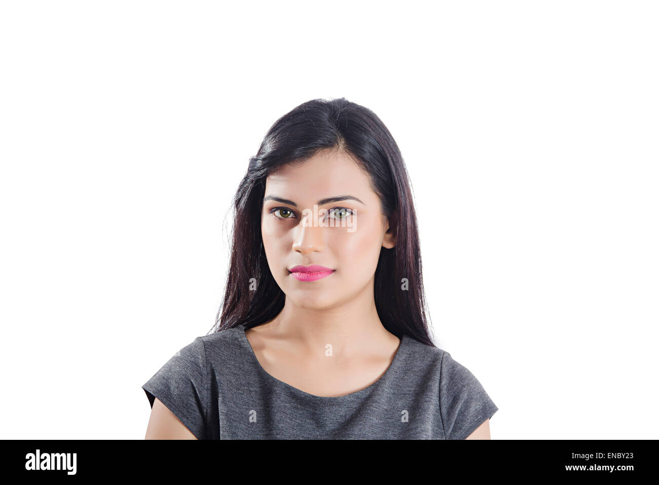 Indian employee lady standing pose hi-res stock photography and images ...