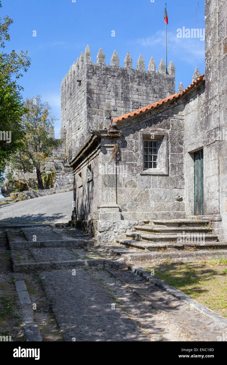 Lanhoso Medieval Castle and Nossa Senhora do Pilar Sanctuary. Povoa de ...