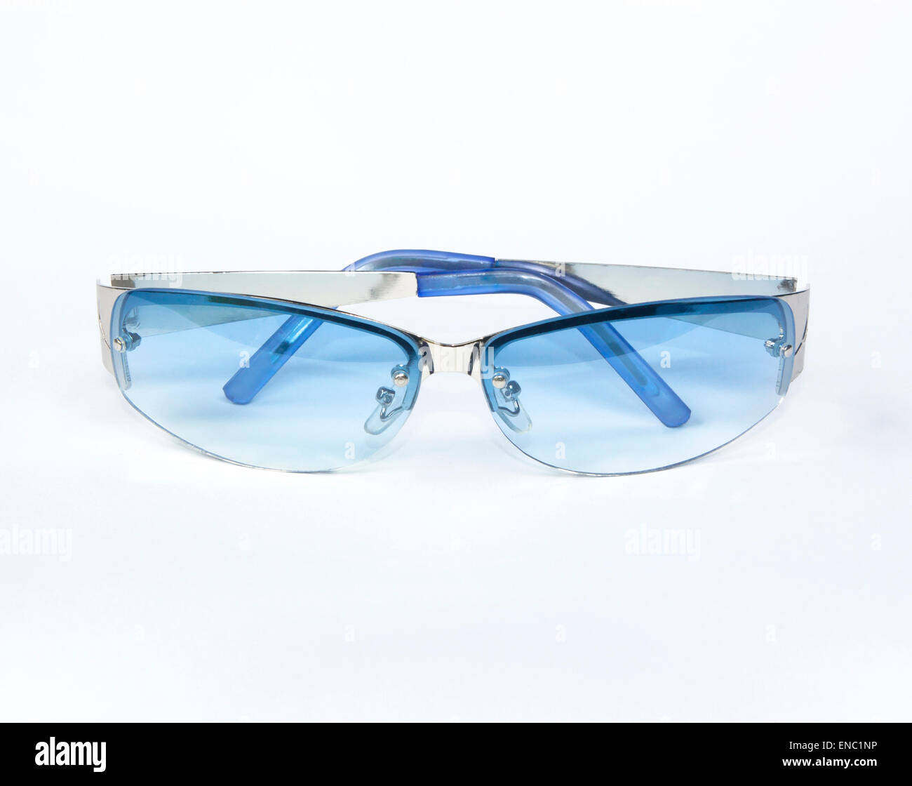 Old spectacles isolated on a white background Stock Photo - Alamy