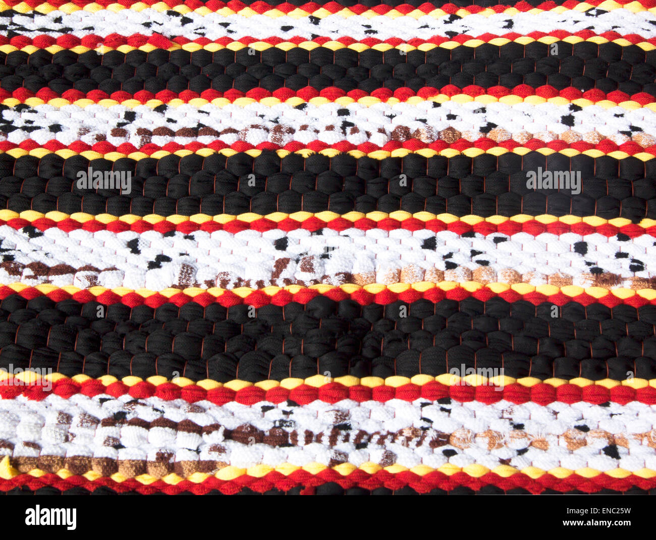 Colorful cloth to wipe your feet form the background Stock Photo - Alamy