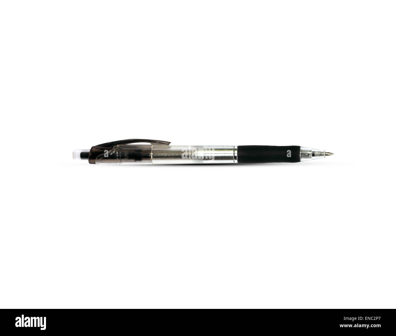 Plastic Ballpoint Pen isolated on white background Stock Photo - Alamy