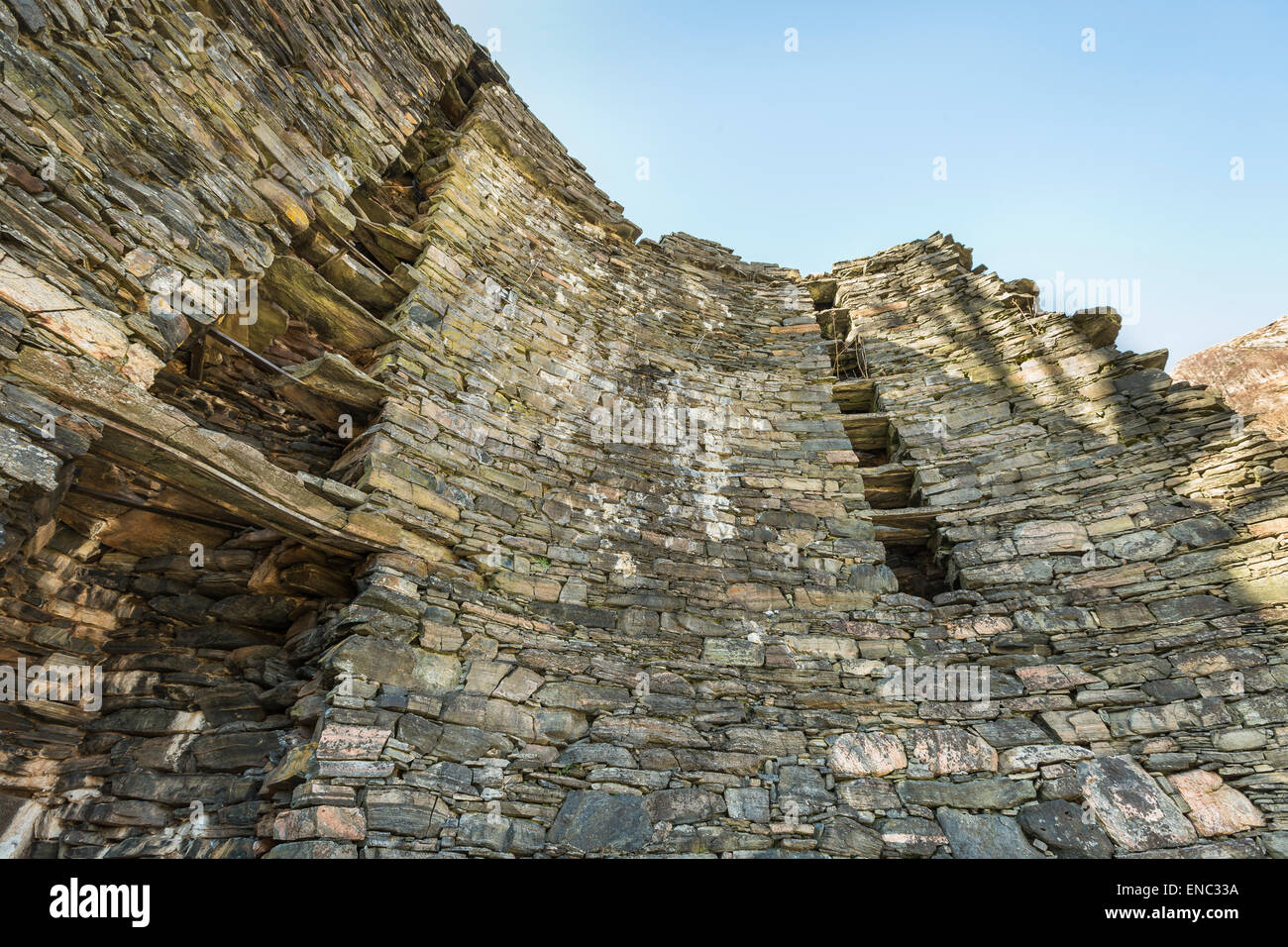 Dun Telve Broch at Glen Beag in Scotland Stock Photo - Alamy