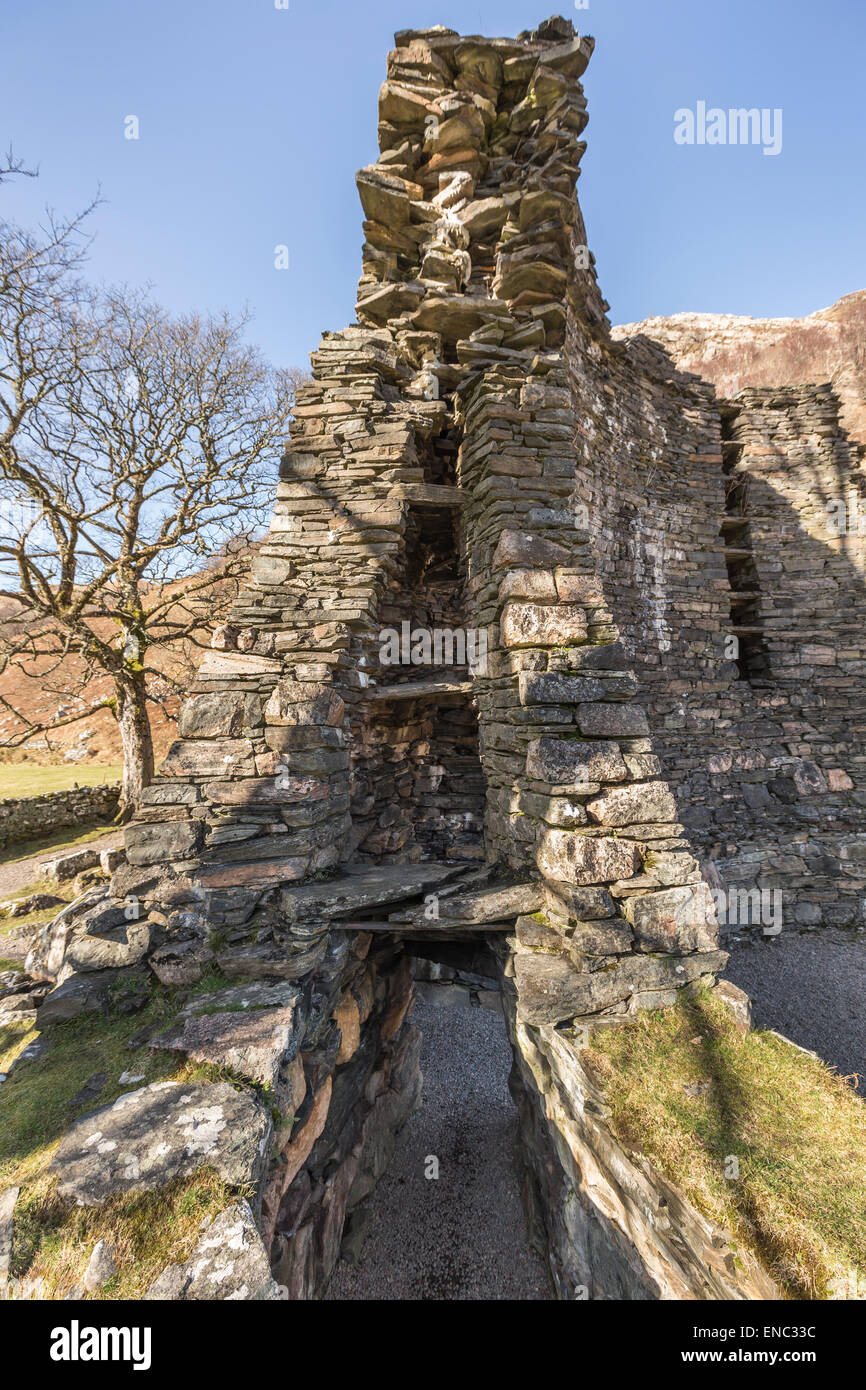 Dun Telve Broch at Glen Beag in Scotland Stock Photo - Alamy