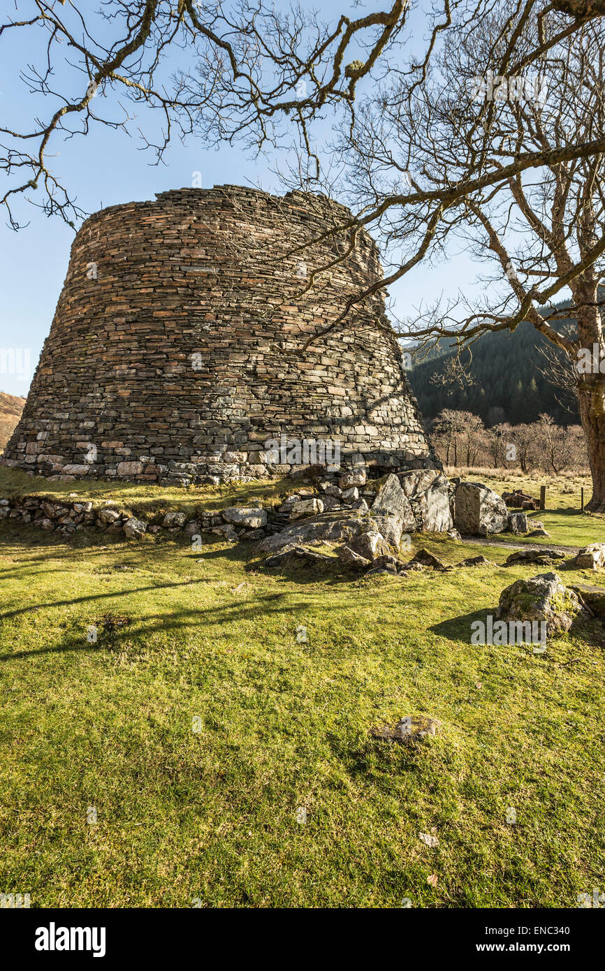 Dun Telve Broch at Glen Beag in Scotland Stock Photo - Alamy