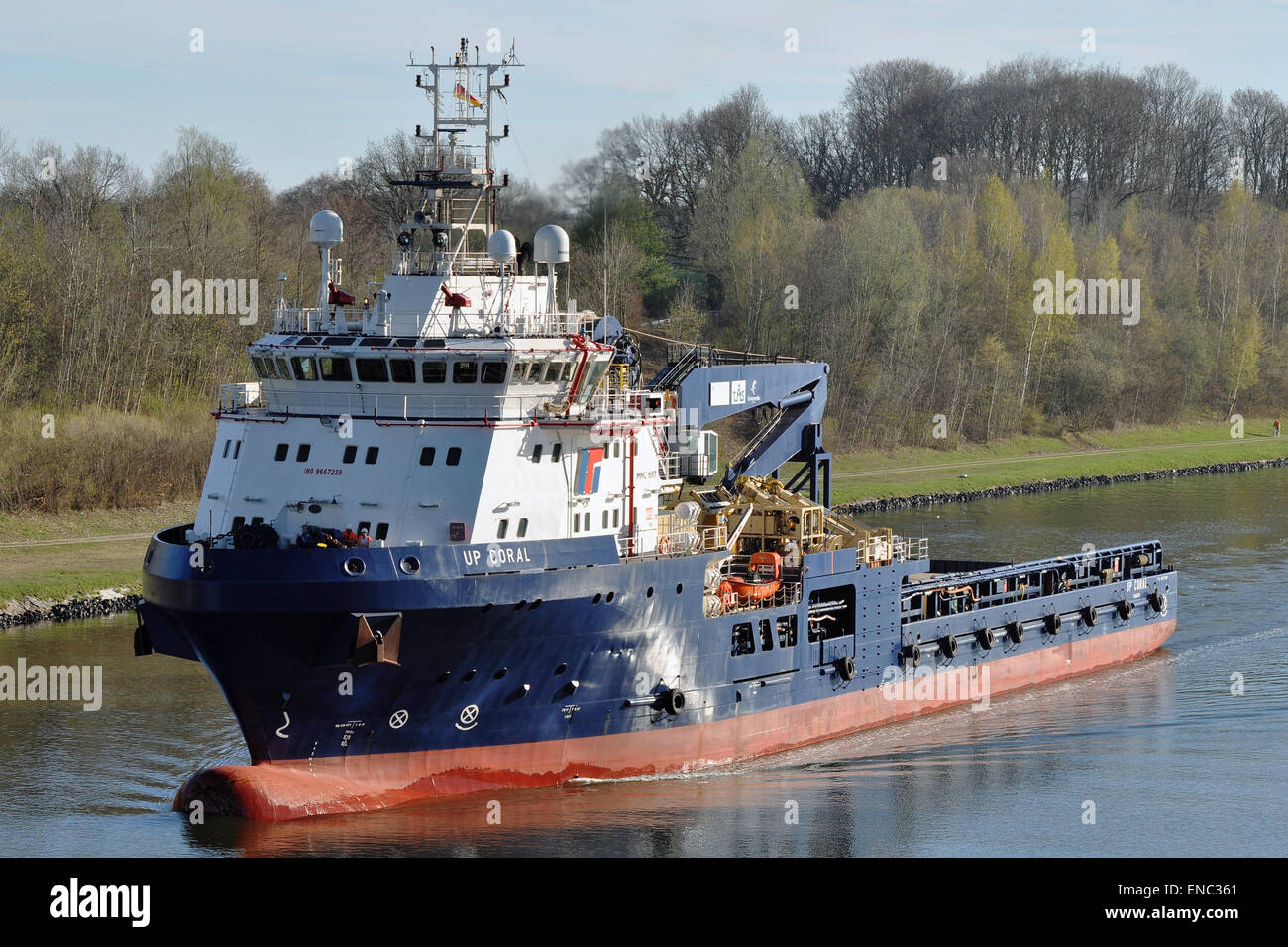 Offshore Supply Ship UP Coral Stock Photo - Alamy