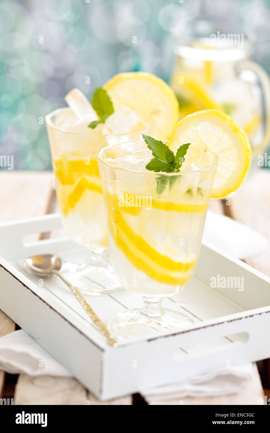 Lemonade with soda hi-res stock photography and images - Alamy