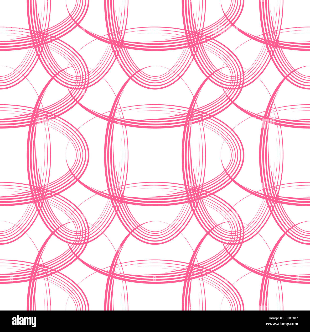 Modern pink ellipse shape seamless pattern for web background. Vector ...