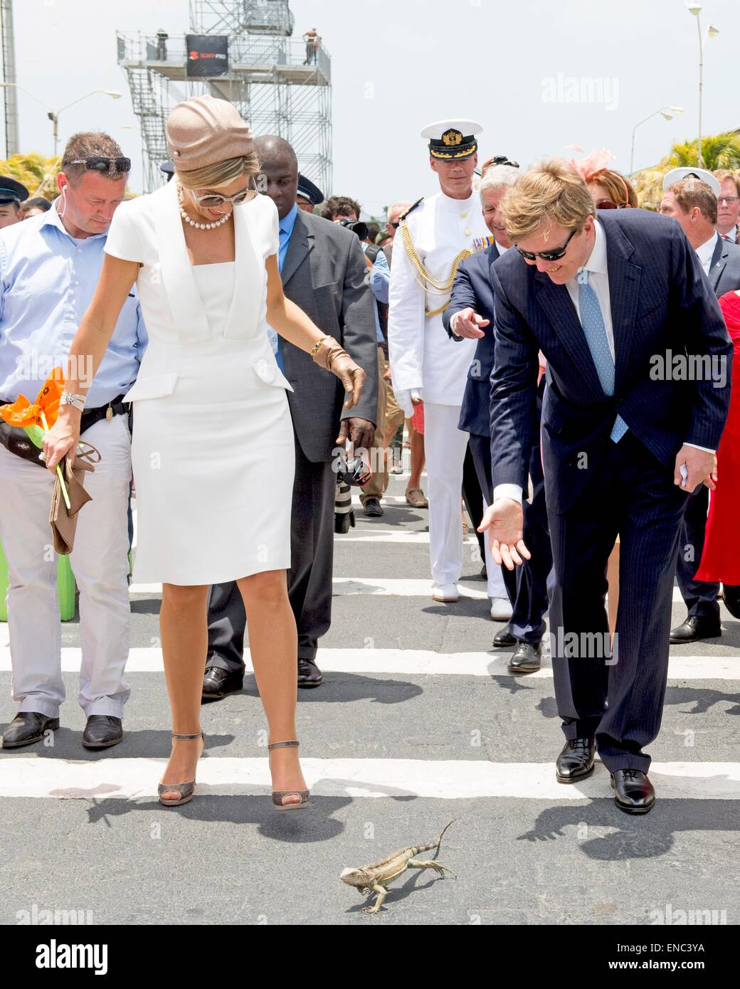 King Willem-Alexander and Queen Maxima of The Netherlands visit Sail ...