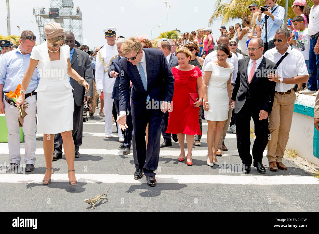 King Willem-Alexander and Queen Maxima of The Netherlands visit Sail ...