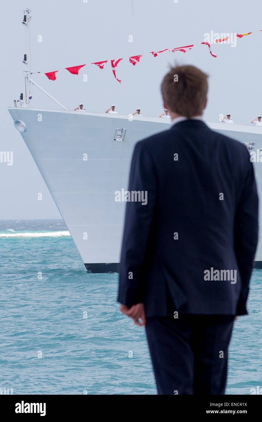 King Willem-Alexander and Queen Maxima of The Netherlands visit Sail ...