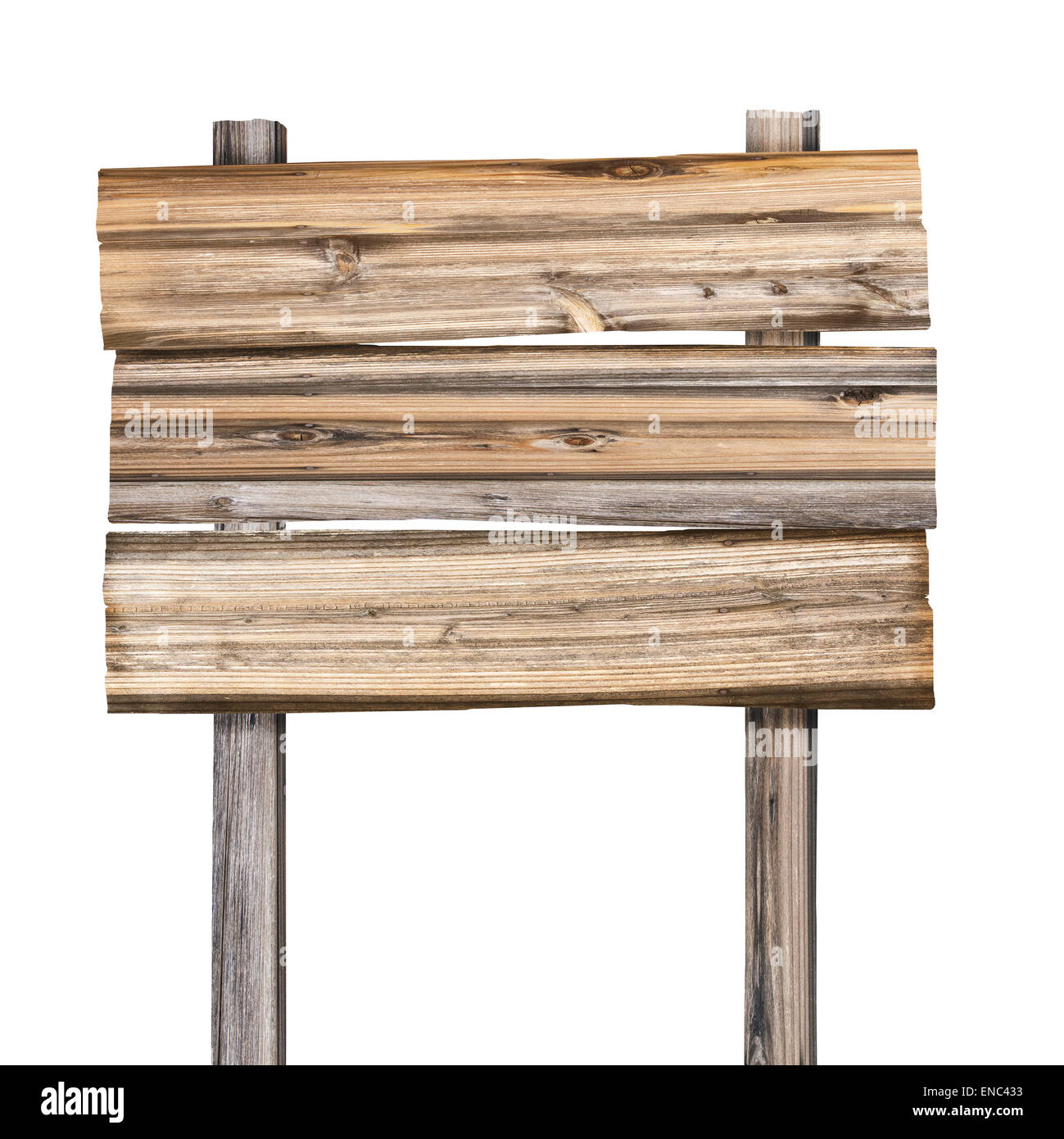 Wooden sign isolated on white background Stock Photo - Alamy