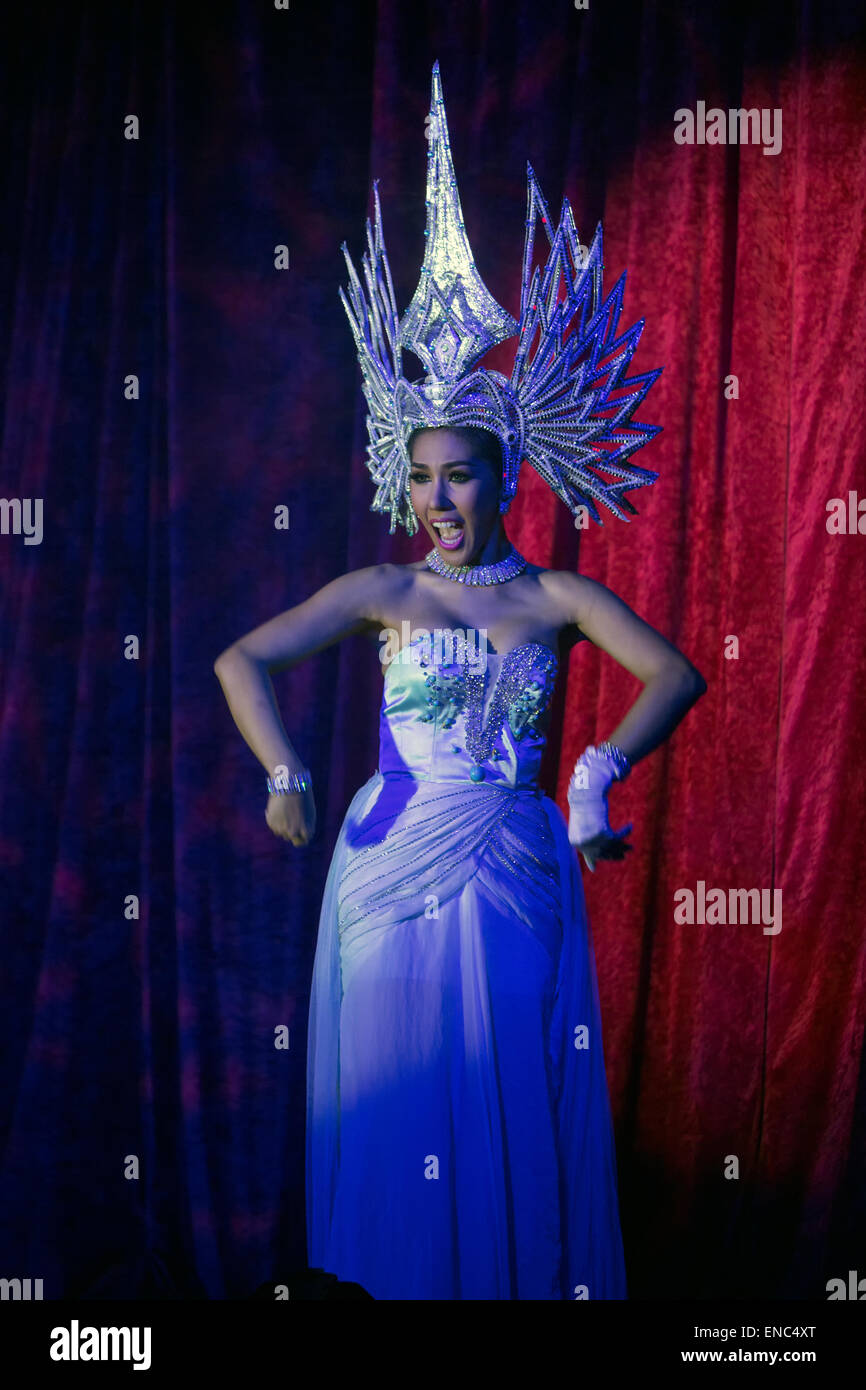 The Lady Boys of Bangkok perform at the Sabai Pavilion, Marlborough ...