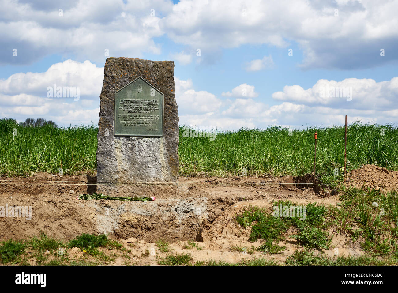 Monument to the 27th Innskilling regiment who were decimated during the ...