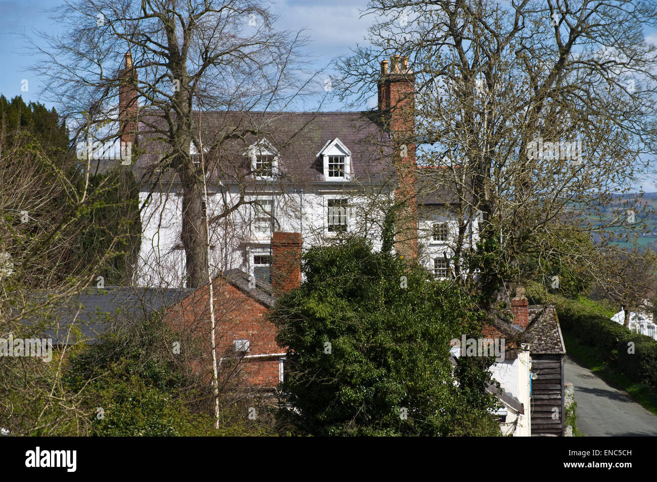 Large detached Georgian period house in Montgomery Powys Mid-Wales UK ...