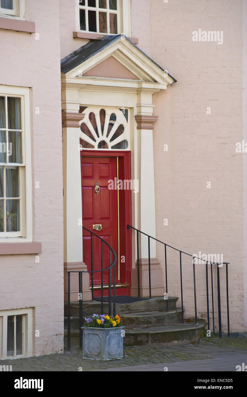 Georgian front door and steps hi-res stock photography and images - Alamy
