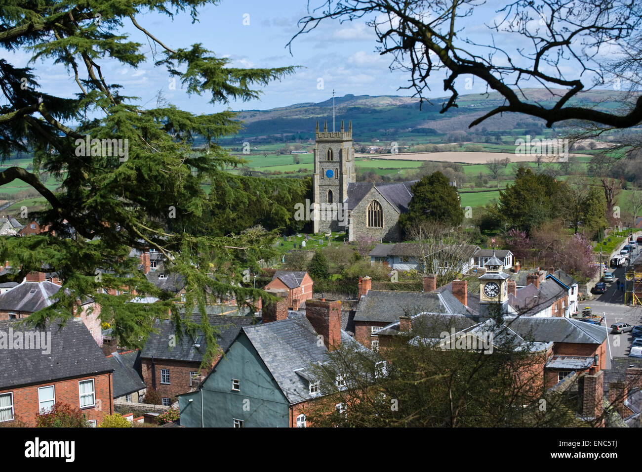 Mid wales churches view hi-res stock photography and images - Alamy