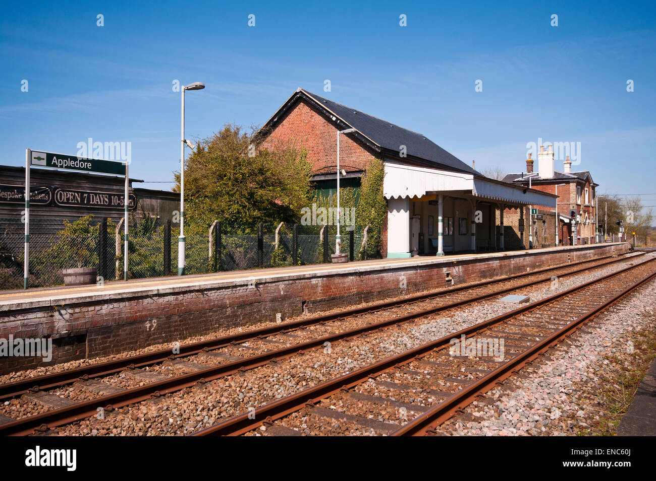 Empty railway station hi-res stock photography and images - Alamy