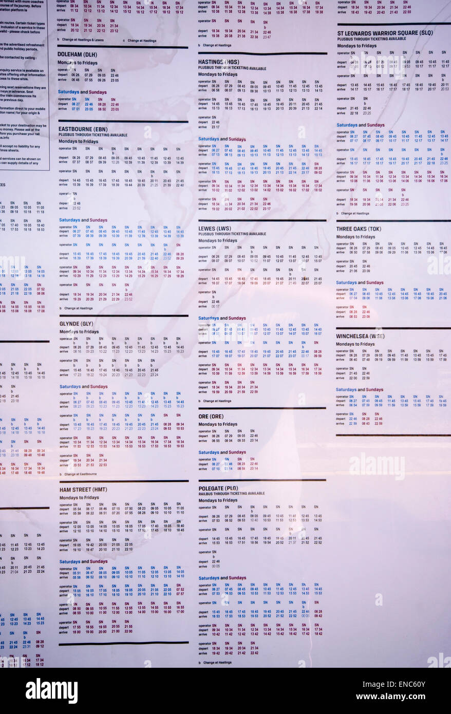 Train timetable hi-res stock photography and images - Alamy