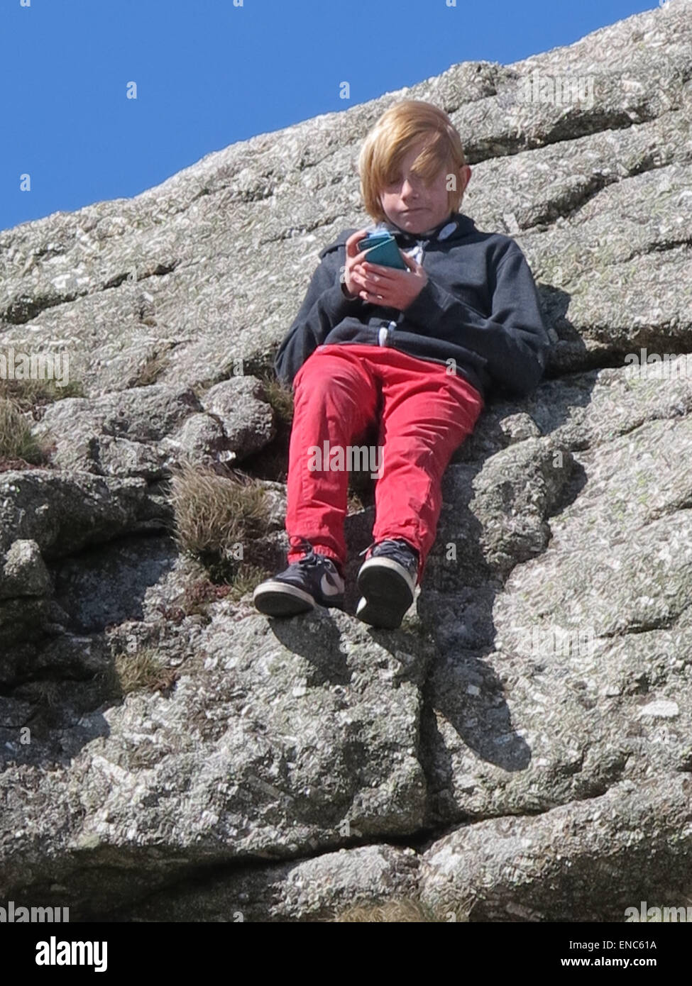 Boy on dartmoor hi-res stock photography and images - Alamy