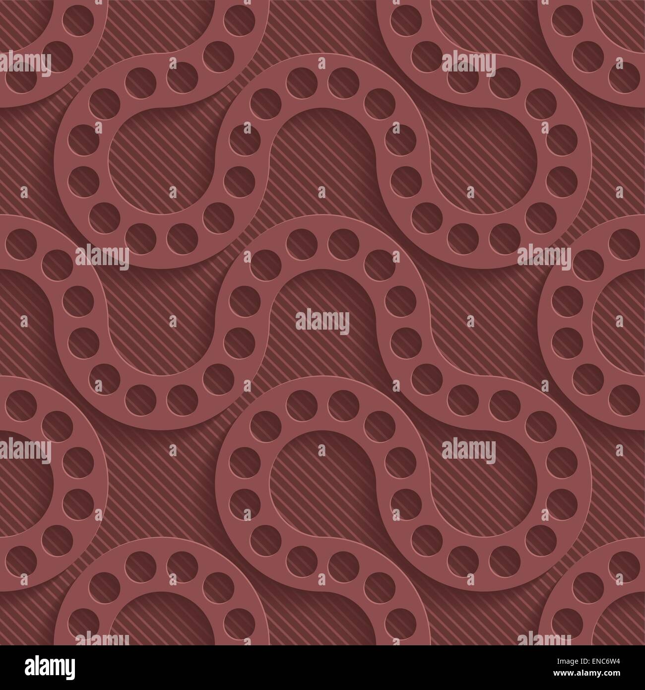 Marsala color perforated paper. Seamless (tileable) 3d background ...