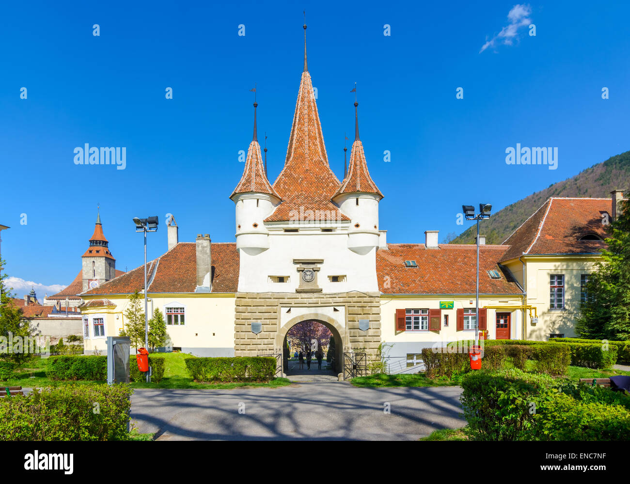 Ecaterina Gate was built for the access of Romanians from Schei ...